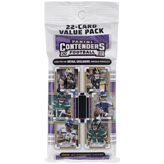 Panini NFL 2022 Contenders Football Trading Card 22ct VALUE Pack ...