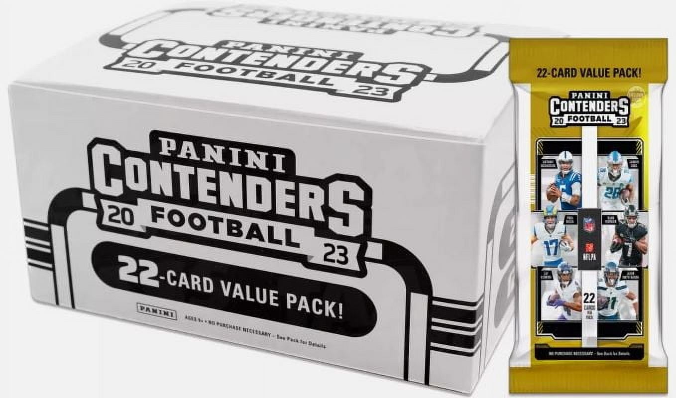 NFL Panini 2023 Contenders Football Trading Card VALUE Box (12 Packs ...