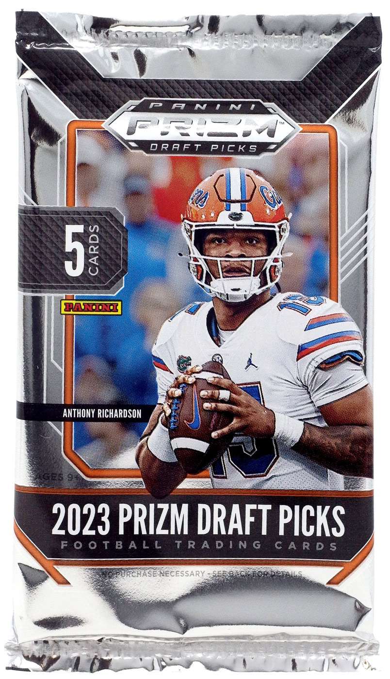 NFL Panini 2023 Prizm Collegiate Draft Picks Football Trading Card ...