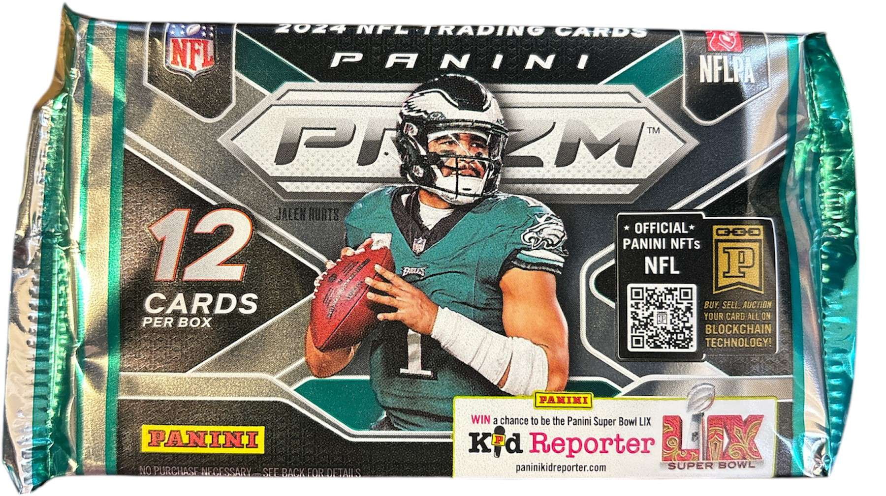 NFL Panini 2024 Prizm Football Trading Card HOBBY Pack (12 Cards ...