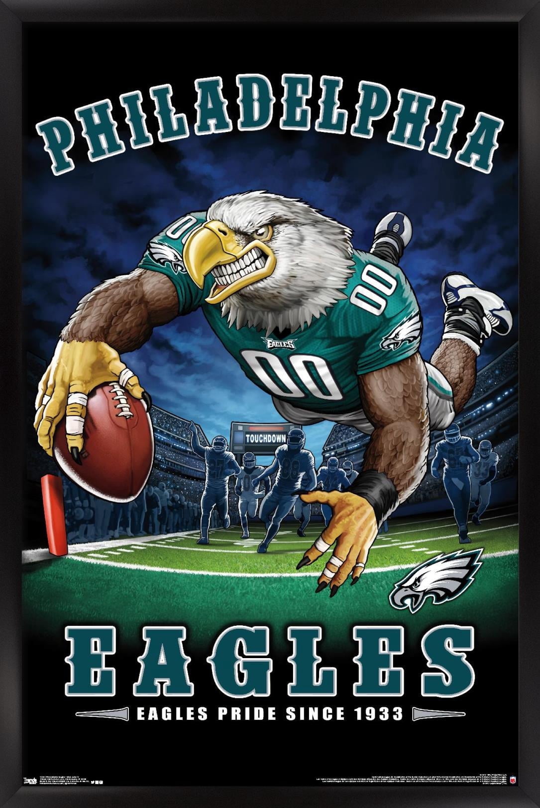 NFL Philadelphia Eagles - End Zone 17 Wall Poster, 14.725" x 22.375 ...