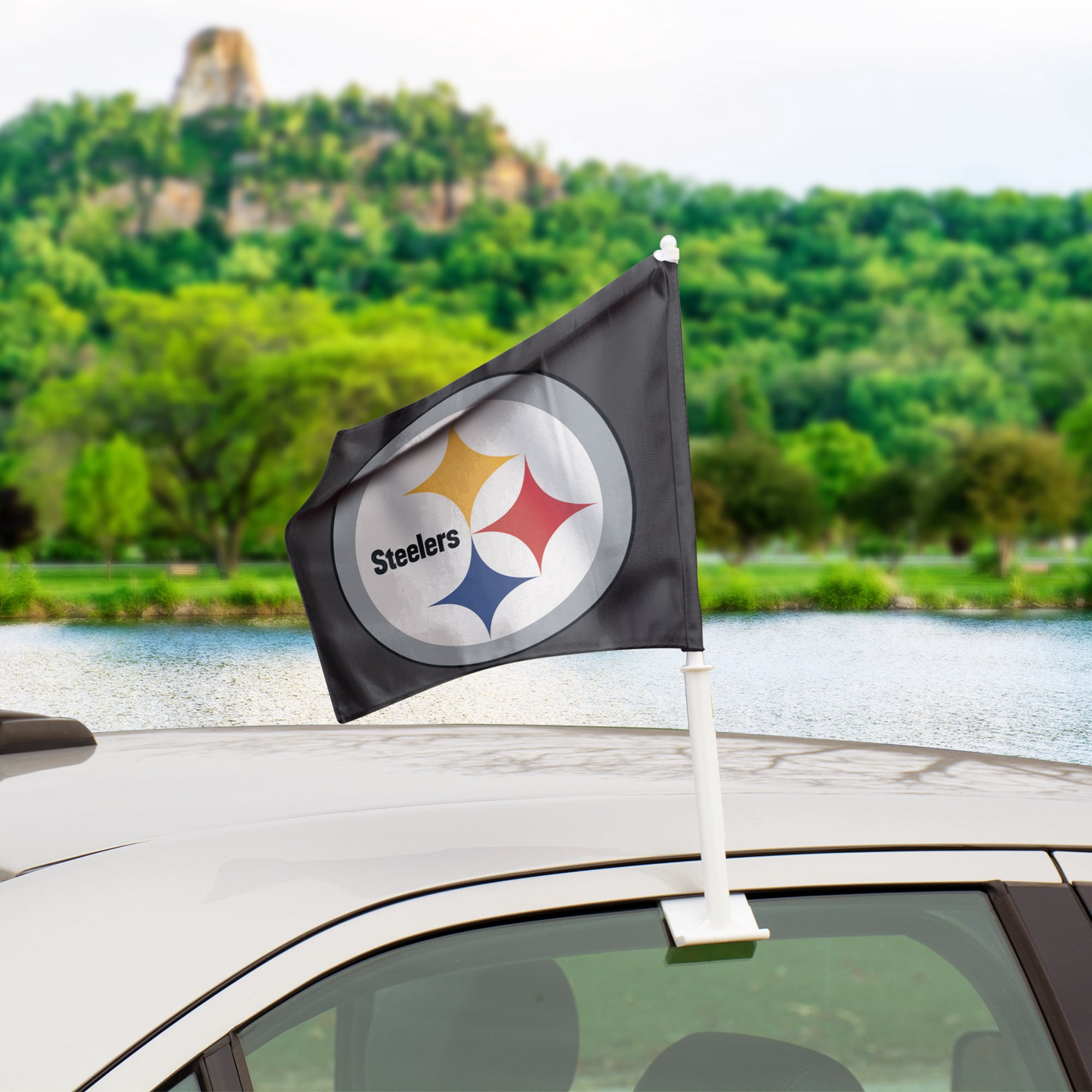 NFL Pittsburgh Steelers Car Flag - Team Flag - 12 x 15 Size - Walmart.com