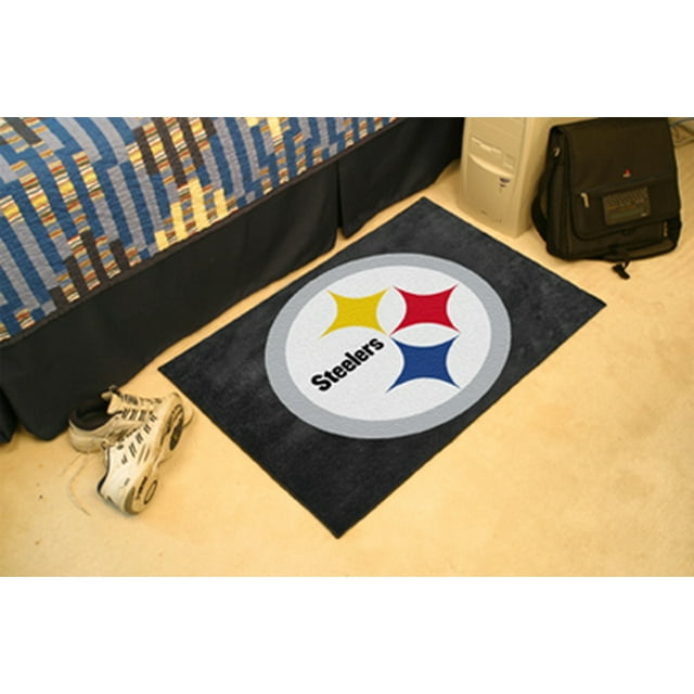 CC Sports Decor NFL Pittsburgh Steelers 19x30 Nylon Door Mat with Vinyl ...