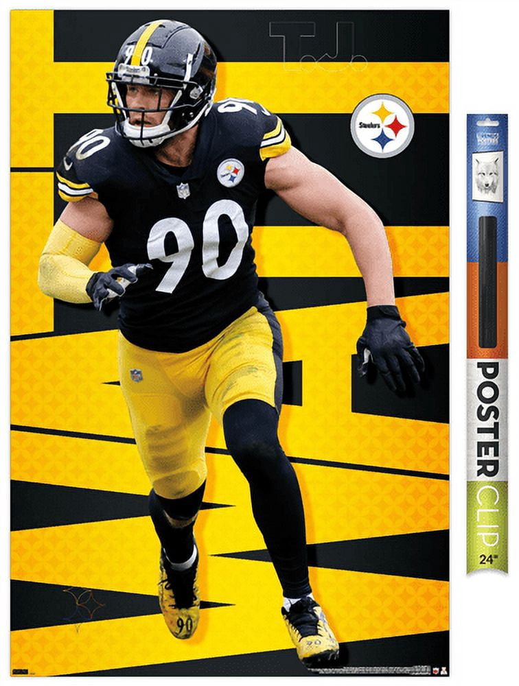 NFL Pittsburgh Steelers - T.J. Watt 21 Wall Poster, 22.375" x 34 ...