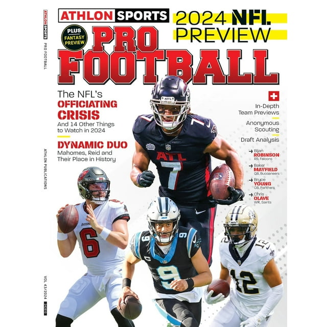 NFL Pro Football Preview 2024 - Athlon Sports: In-Depth Team Previews ...