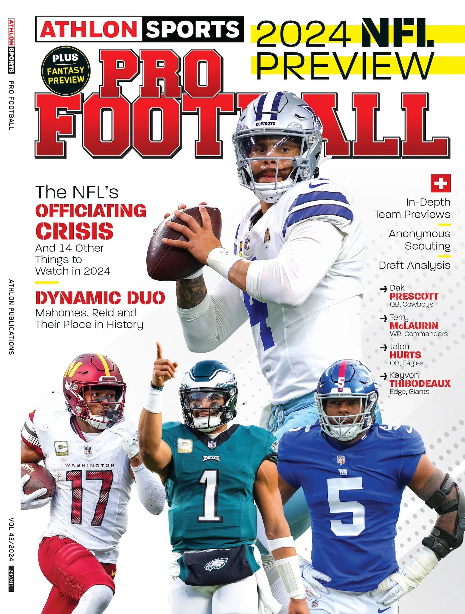 NFL Pro Football Preview 2024 - Athlon Sports: In-Depth Team Previews ...