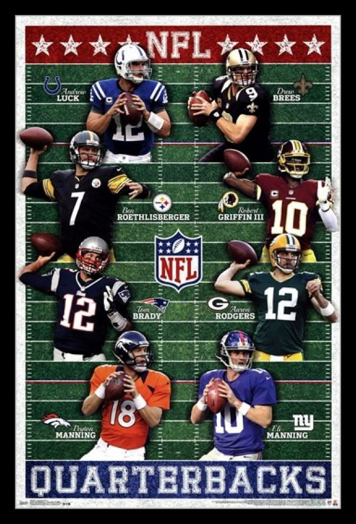 NFL - Quarterbacks 13 Laminated & Framed Poster Print (24 x 36 ...