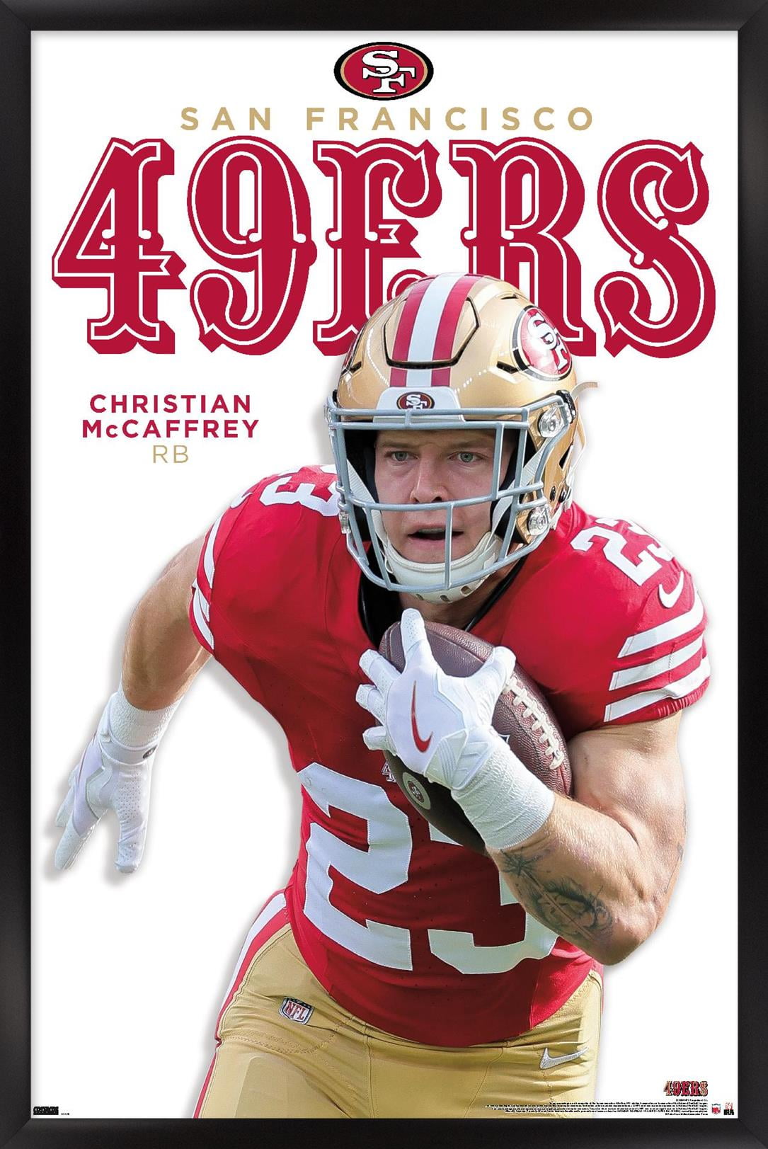 NFL San Francisco 49ers - Christian McCaffrey Feature Series 24 Wall ...