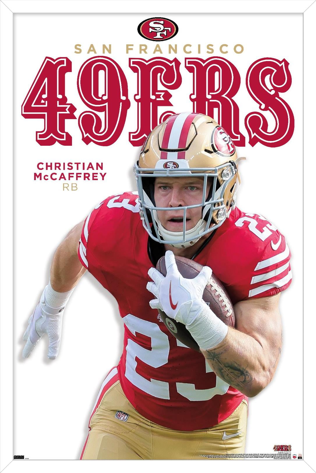NFL San Francisco 49ers - Christian McCaffrey Feature Series 24 Wall ...