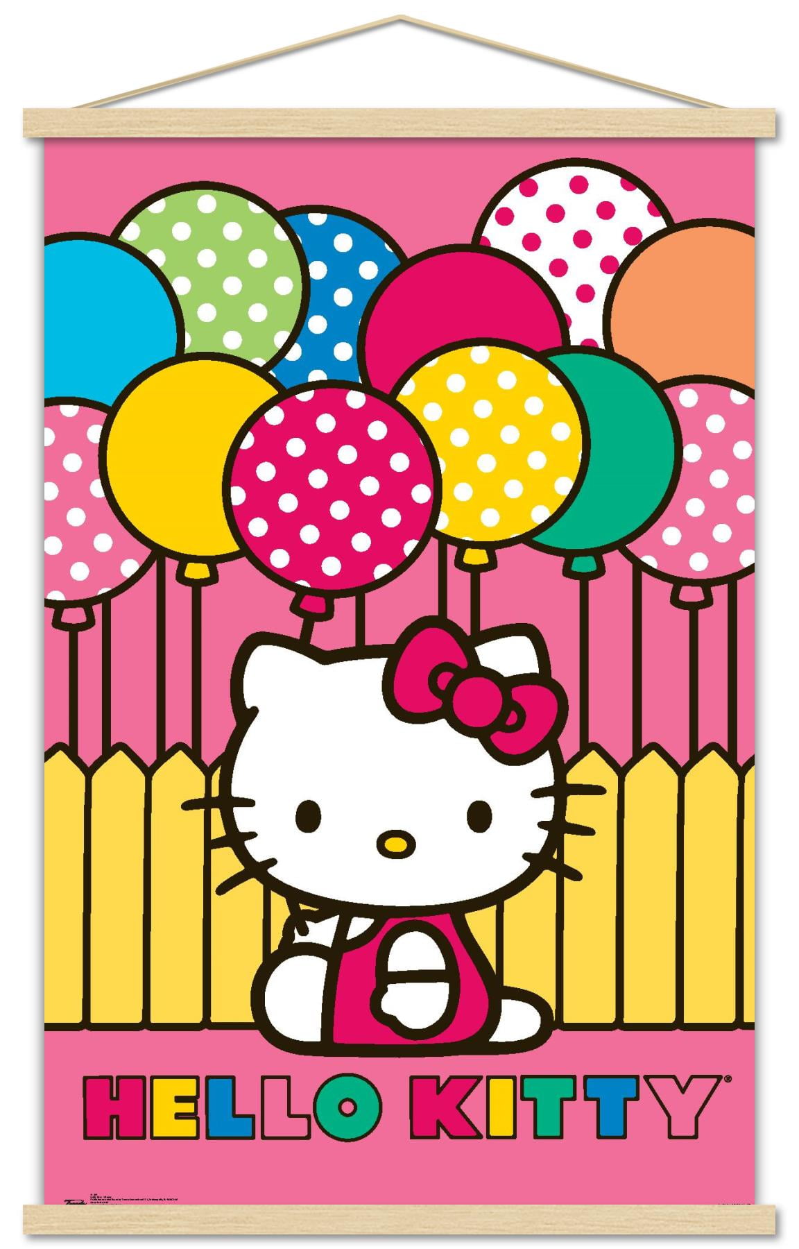 Hello Kitty: 19 Core Balloon Wall Poster, 22.375" x 34" - Walmart.com
