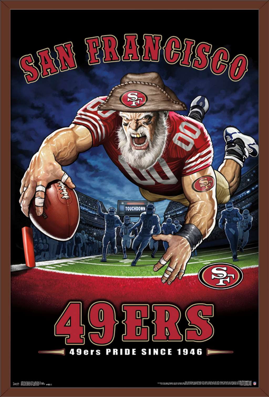 NFL San Francisco 49ers - End Zone 17 Wall Poster, 22.375" x 34 ...
