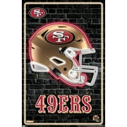 NFL San Francisco 49ers - Drip Helmet 20 Wall Poster with Magnetic ...