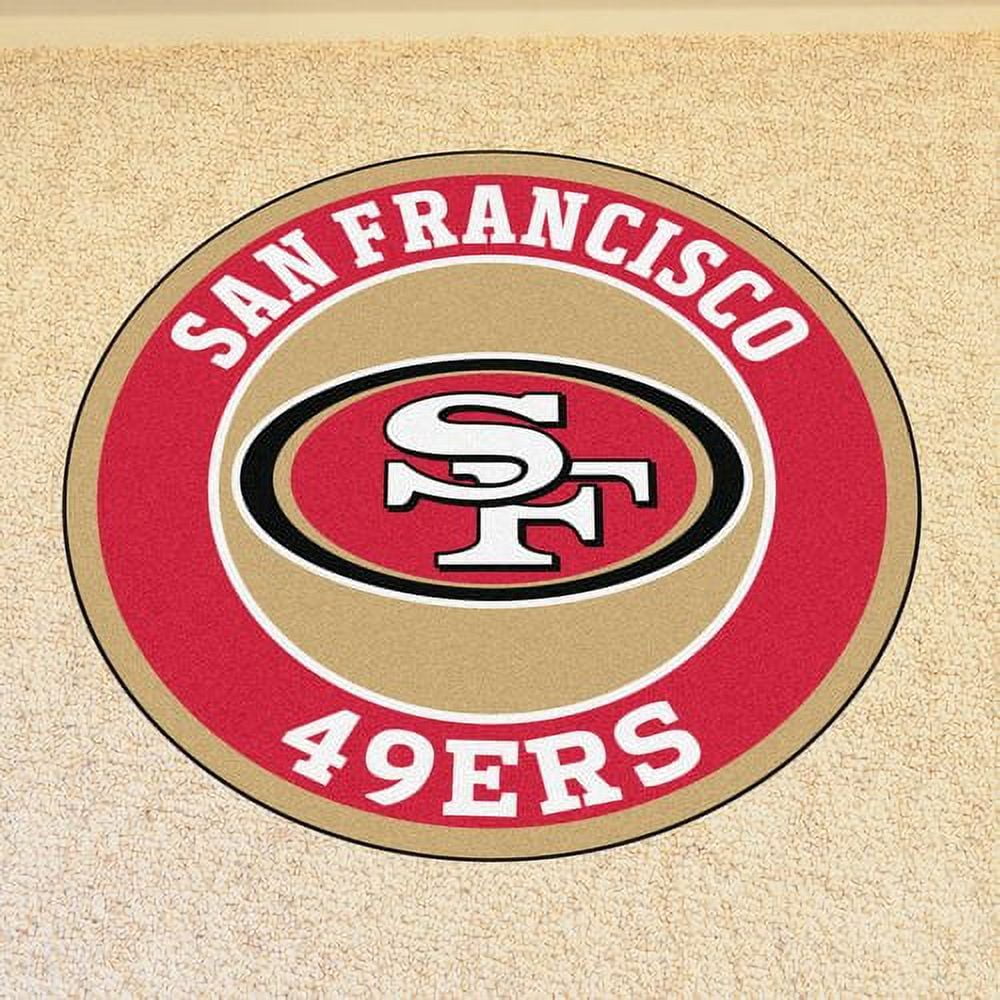 NFL - San Francisco 49ers Roundel Mat 27" diameter - Walmart.com