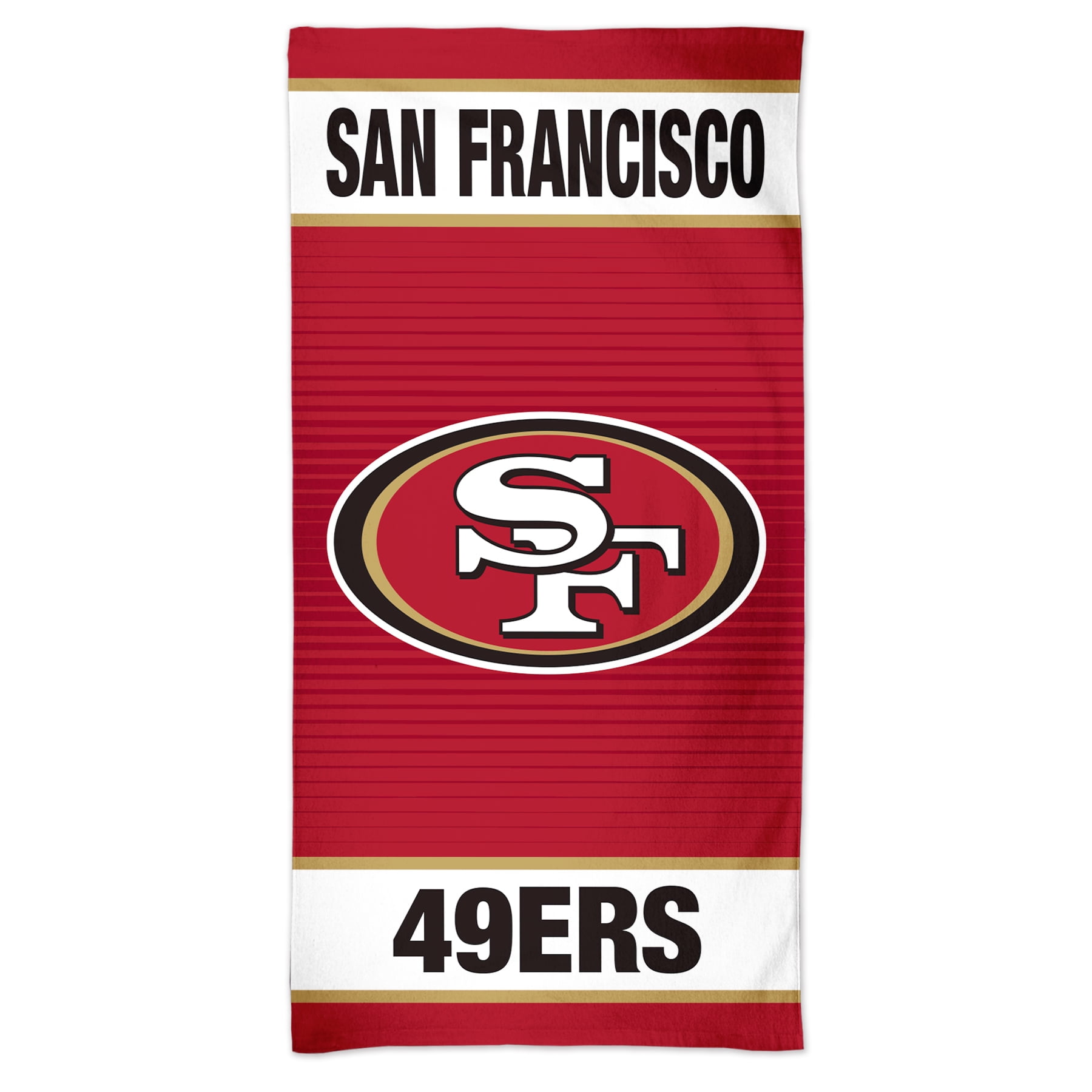 NFL San Francisco 49ers Team Graphics 30" x 60" Beach Towel - Walmart.com