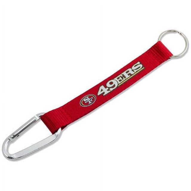 NFL San Francisco 49ers carabineer Lanyard Keychain - Walmart.com
