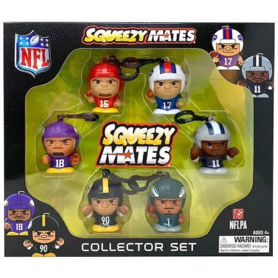 Party Animal NFL Squeezy Mates 2024 Collector Set, Includes Top NFL ...