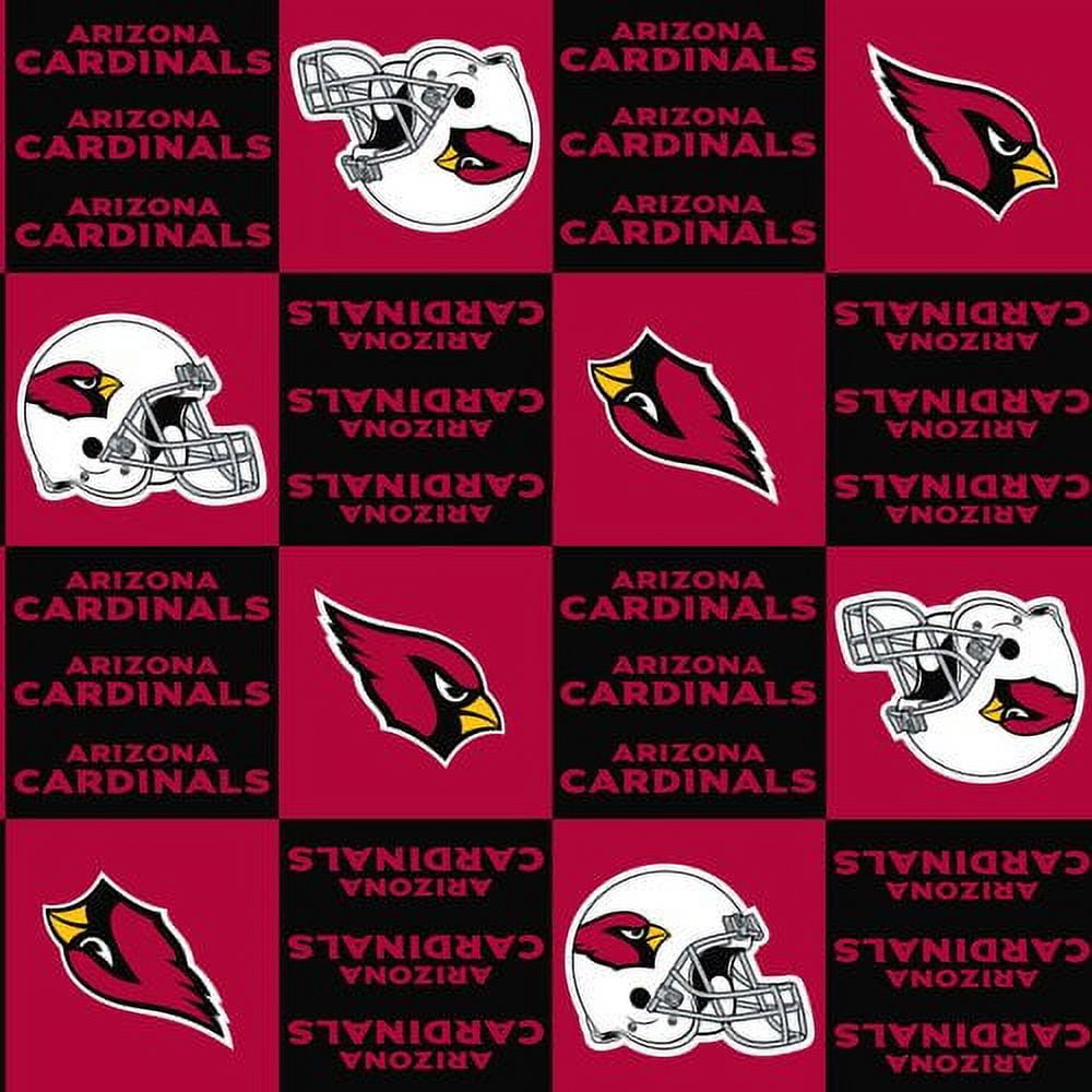 NFL St. Louis Cardinals 58" 100% Polyester Fleece Sports Logo Fabric By ...