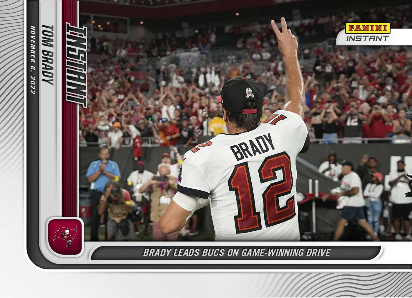 NFL Tampa Bay Buccaneers 2022 Instant Football Tom Brady Trading Card ...