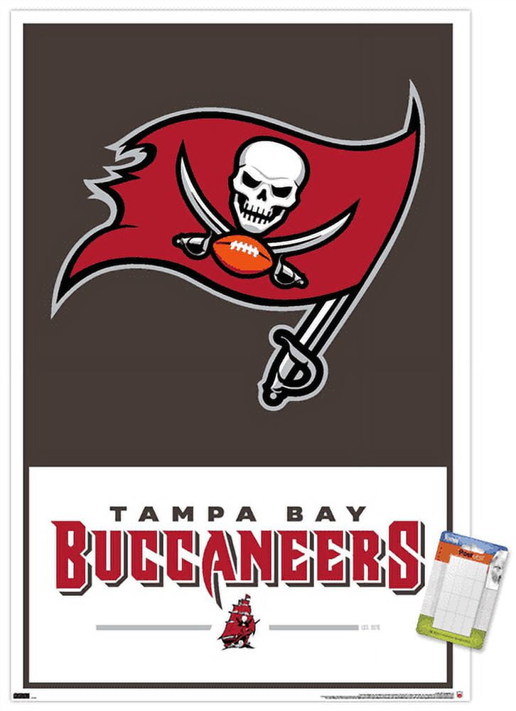 NFL Tampa Bay Buccaneers - Logo 21 Wall Poster, 22.375" x 34" - Walmart.com