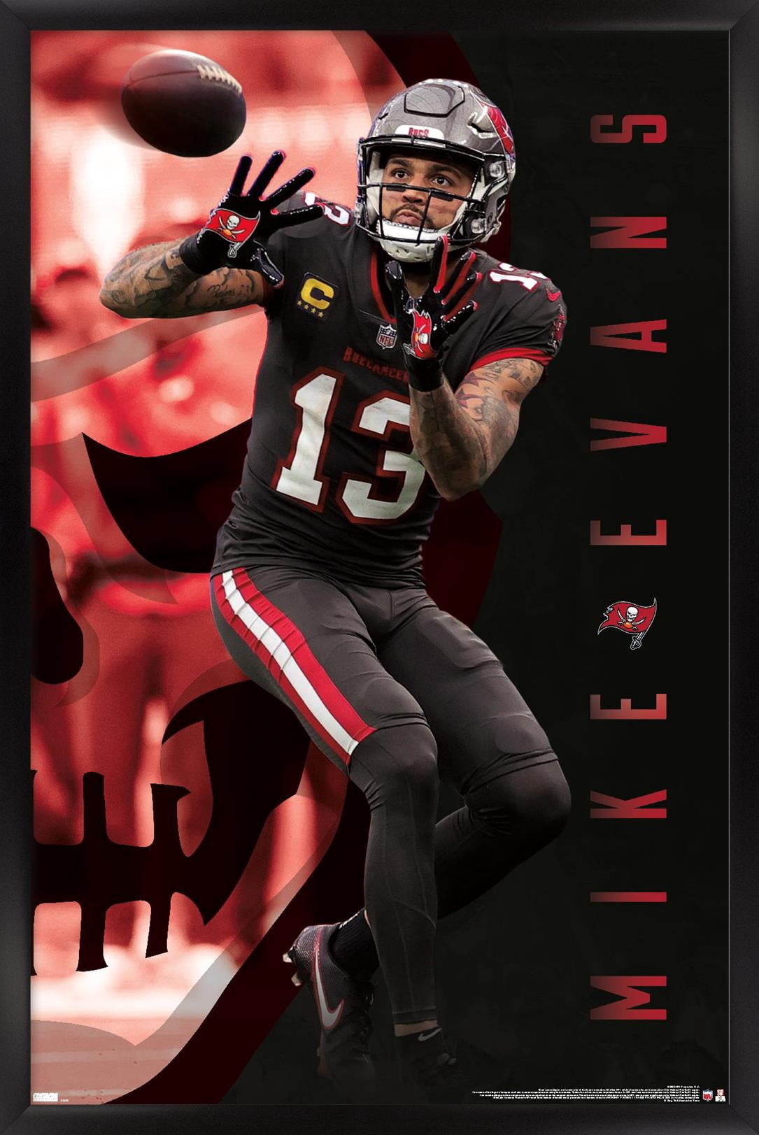 NFL Tampa Bay Buccaneers - Mike Evans 22 Wall Poster, 14.725" x 22.375 ...
