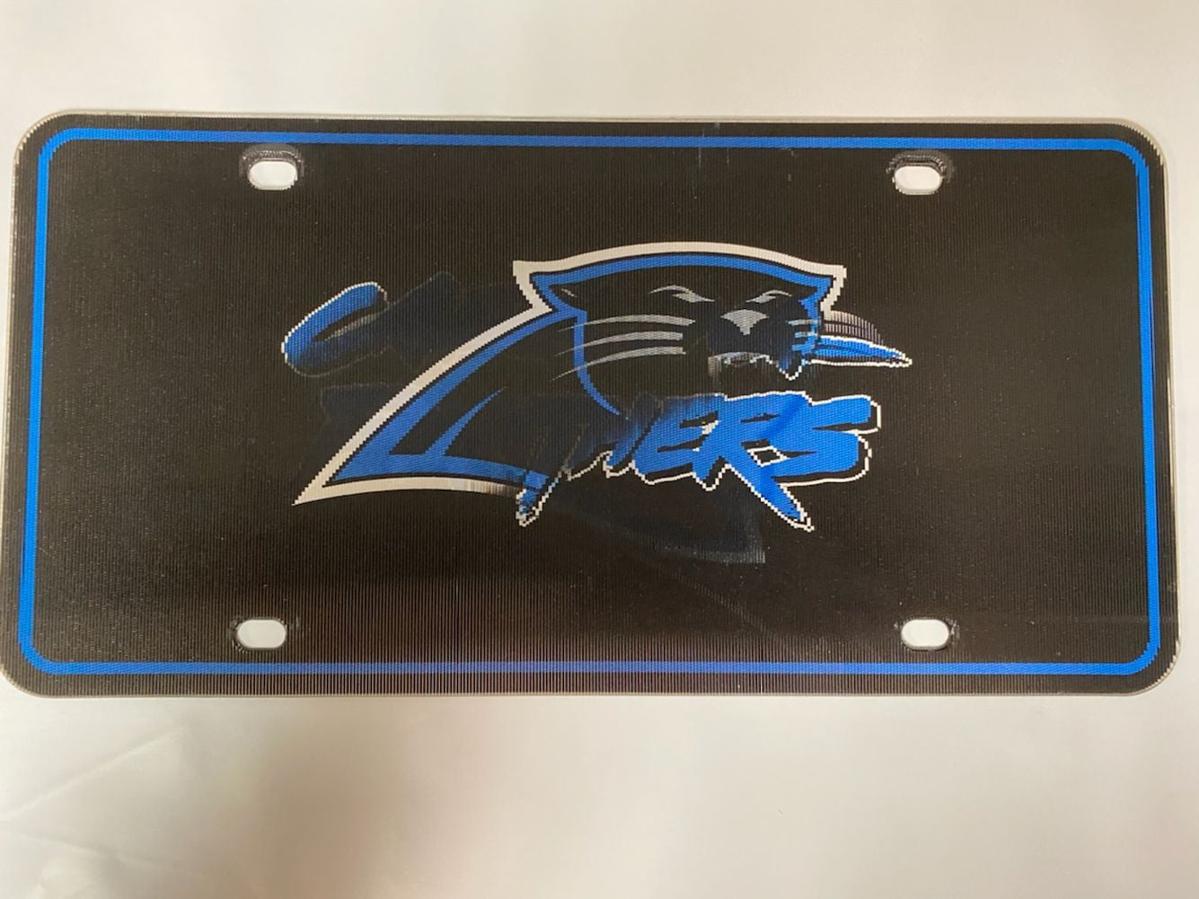 NFL Team License Plate (Carolina Panthers, Logo, Holographic ...