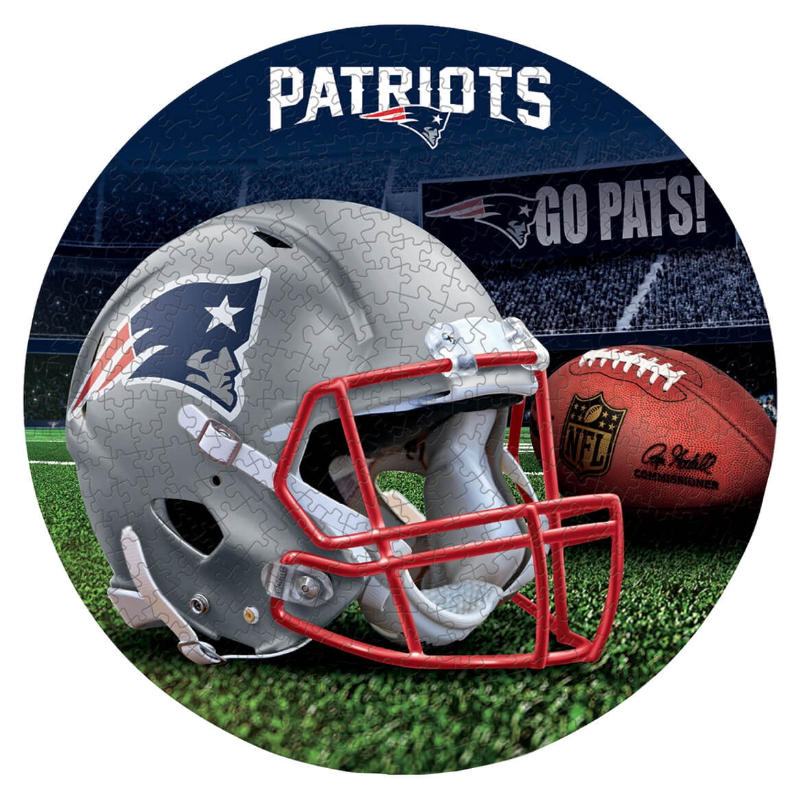 NFL Team Round 500-Pc. Puzzle - Walmart.com