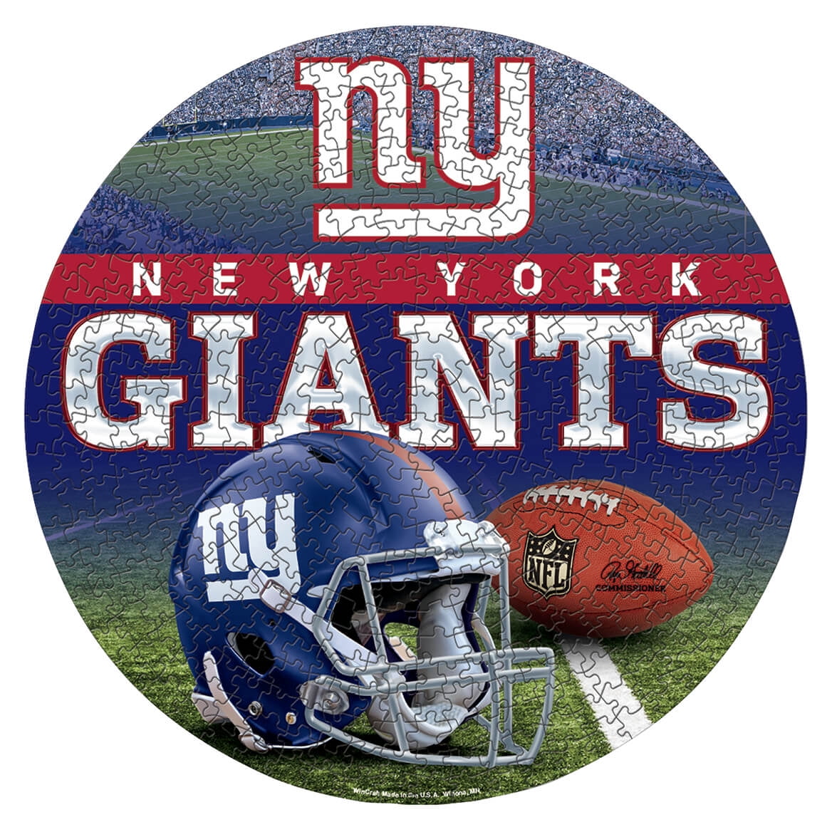 NFL Team Round 500 Piece Puzzle - Walmart.com