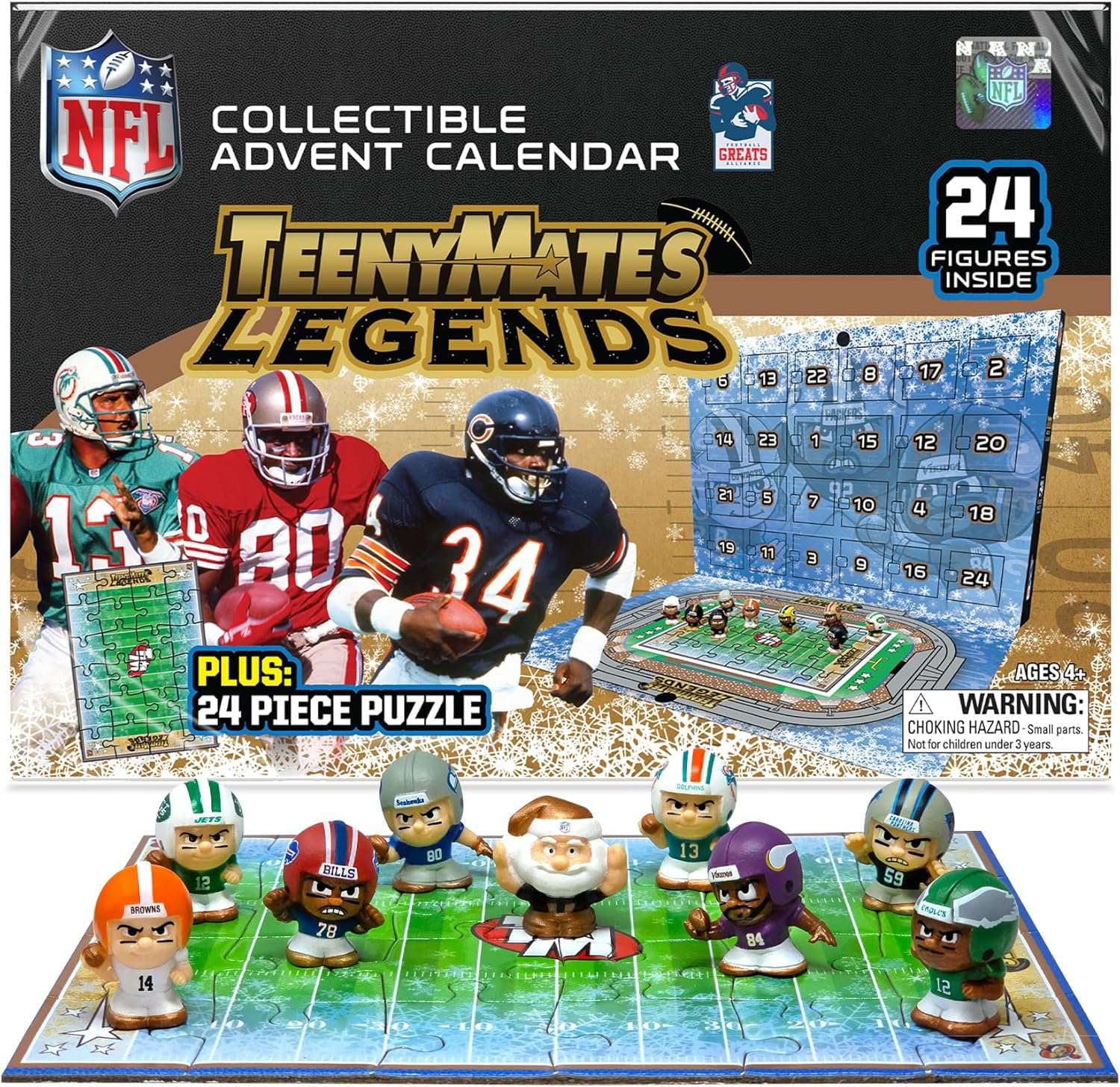 NFL TeenyMates 2025 Football Legends Advent Calendar - Walmart.com