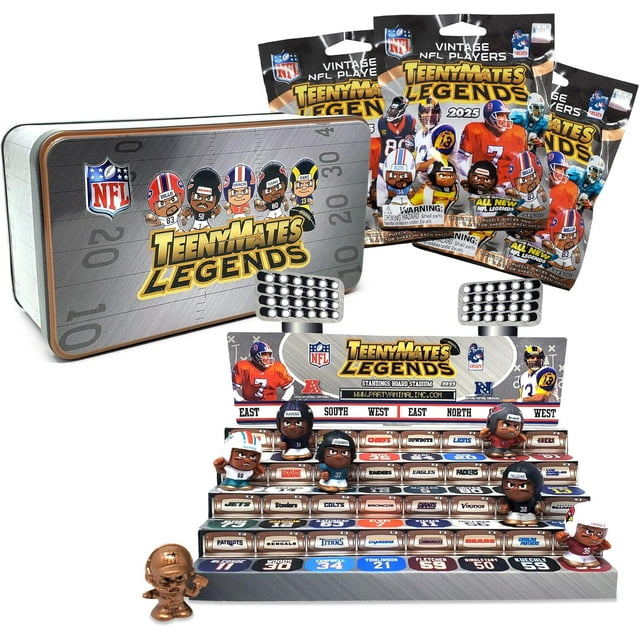 NFL TeenyMates Football Legends Vintage Series 3 Collector Tin (Special ...