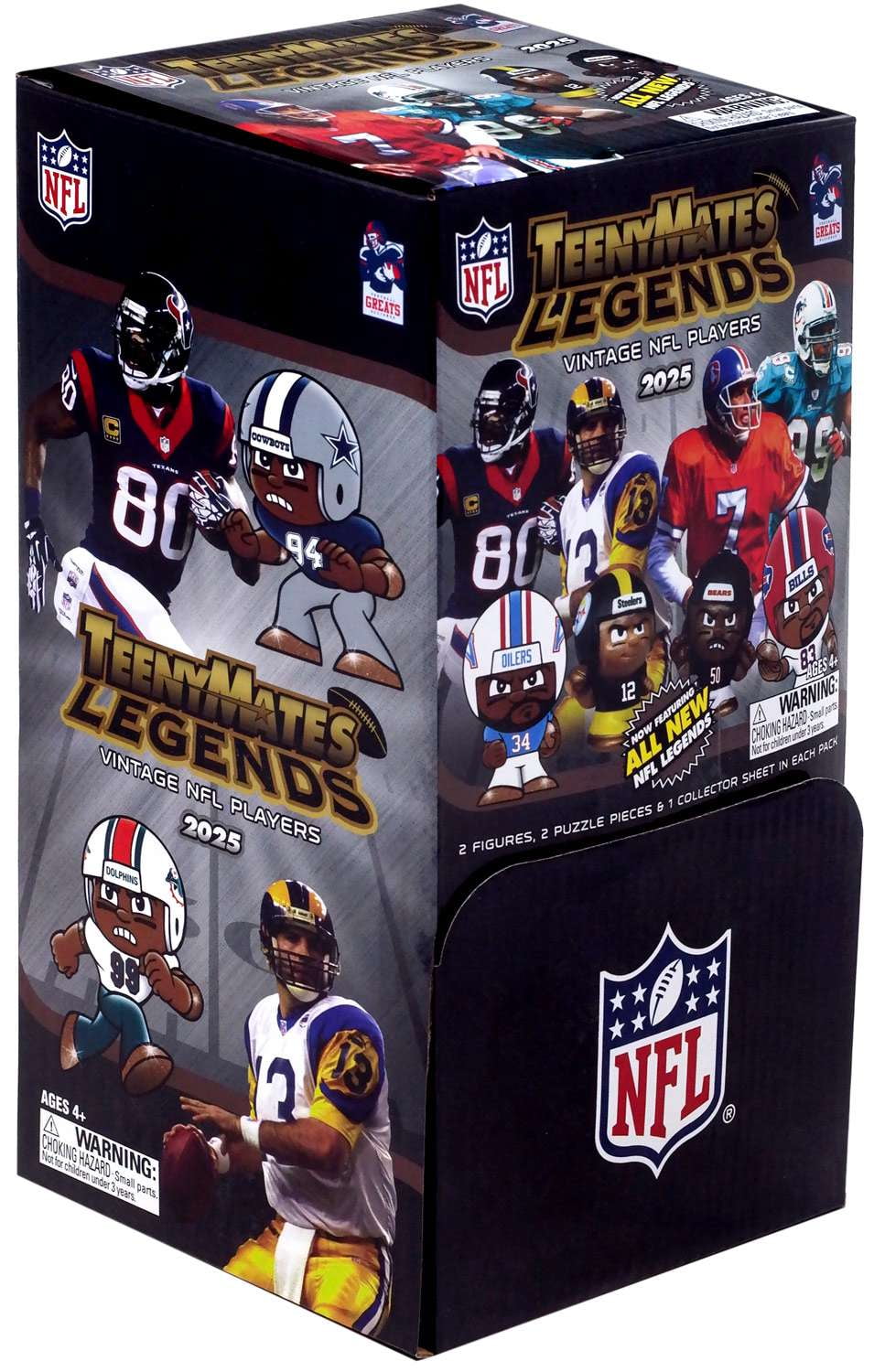 NFL TeenyMates Football Legends Vintage Series 3 Mystery Box (32 Packs ...