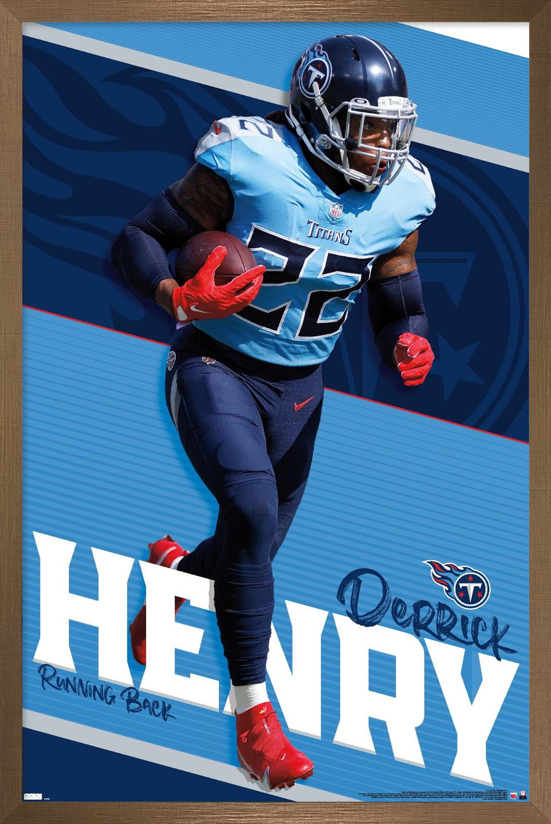 NFL Tennessee Titans - Derrick Henry 22 Wall Poster, 14.725" x 22.375 ...