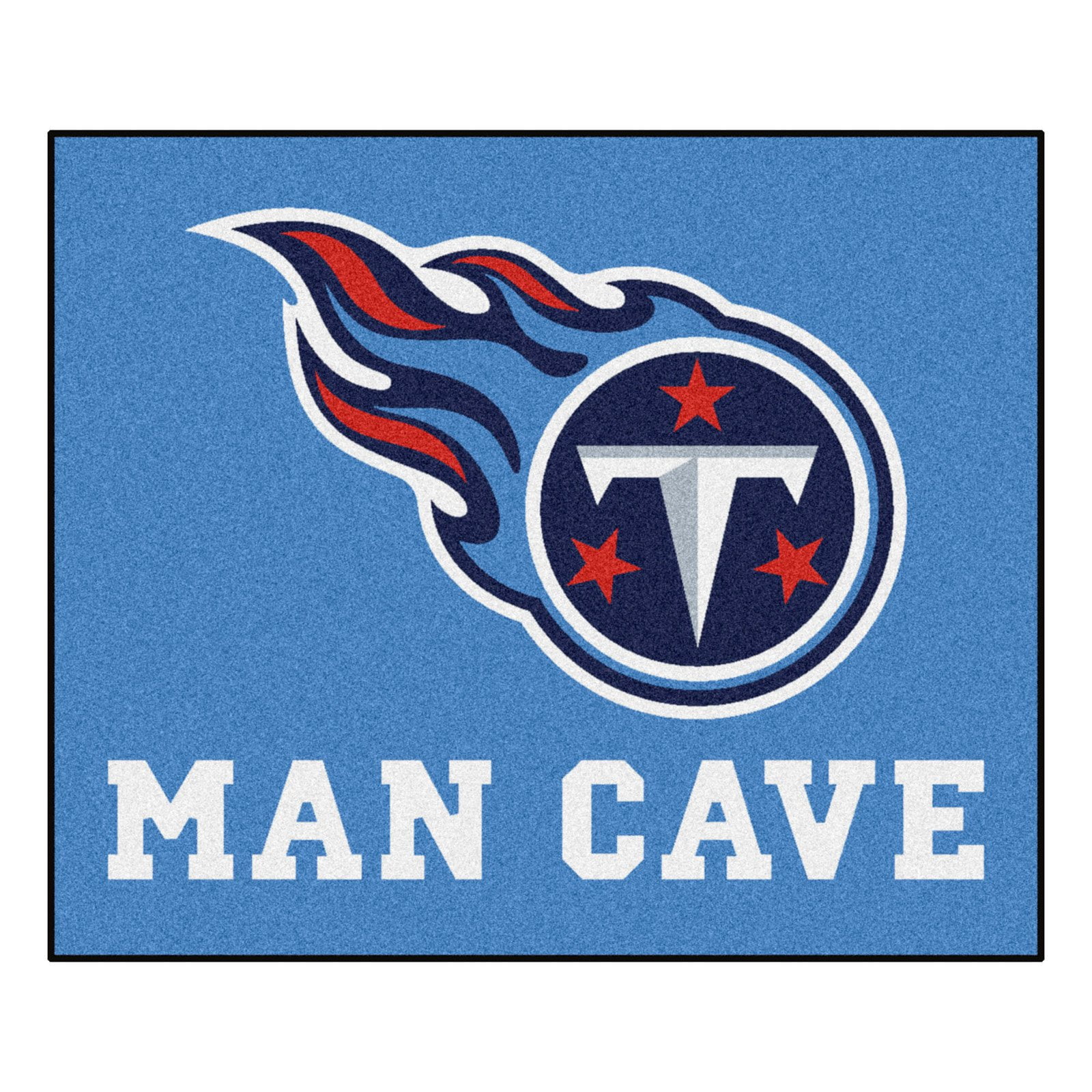 NFL Tennessee Titans Man Cave Ultimate Rectangular Mat Area Rug ...