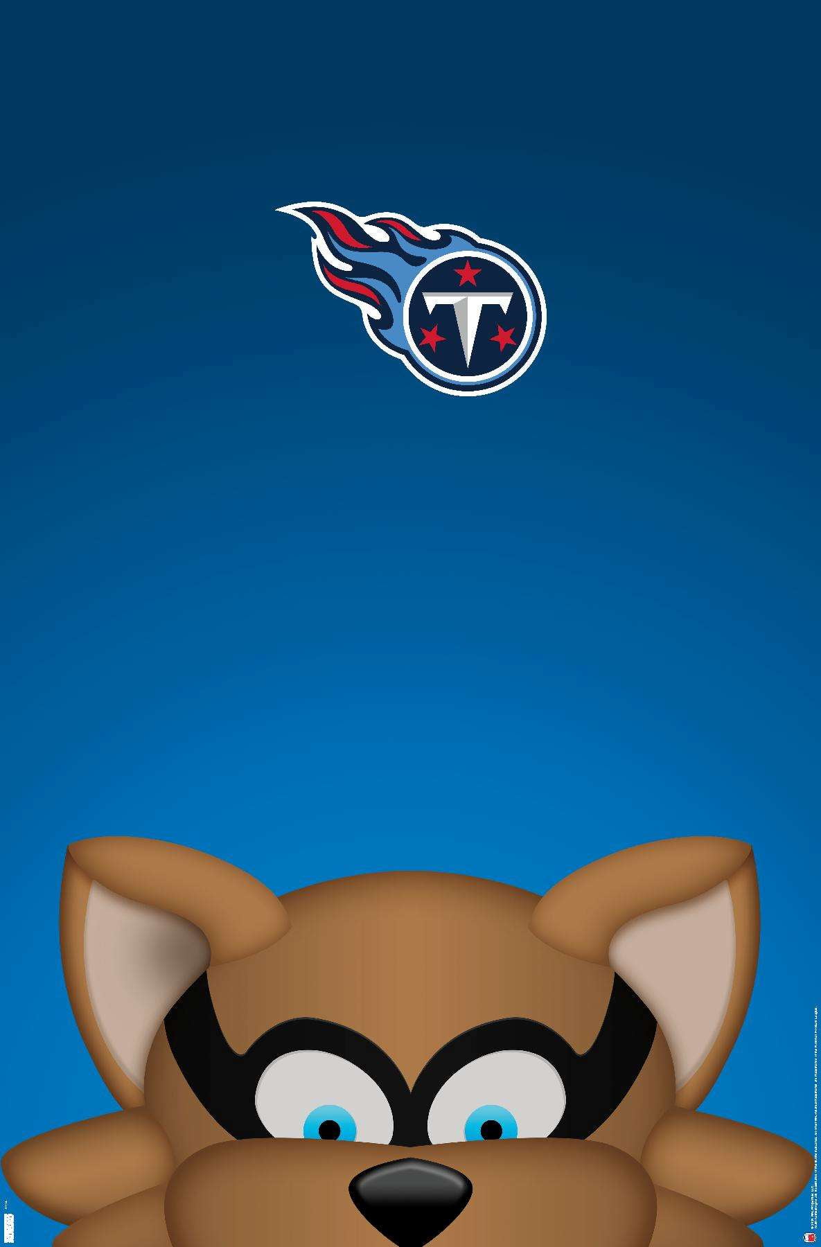 NFL Tennessee Titans - S. Preston Mascot T-Rac 20 Wall Poster, 14.725 ...