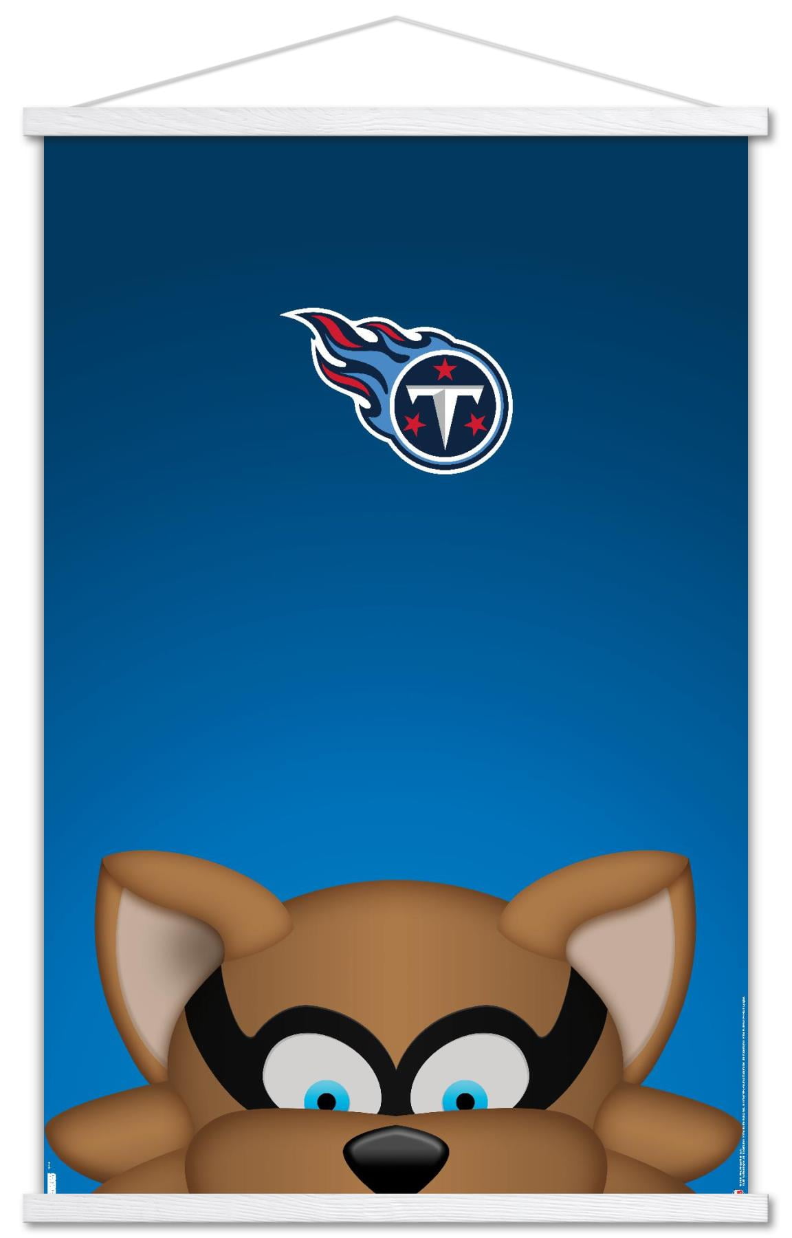NFL Tennessee Titans - S. Preston Mascot T-Rac 20 Wall Poster with ...
