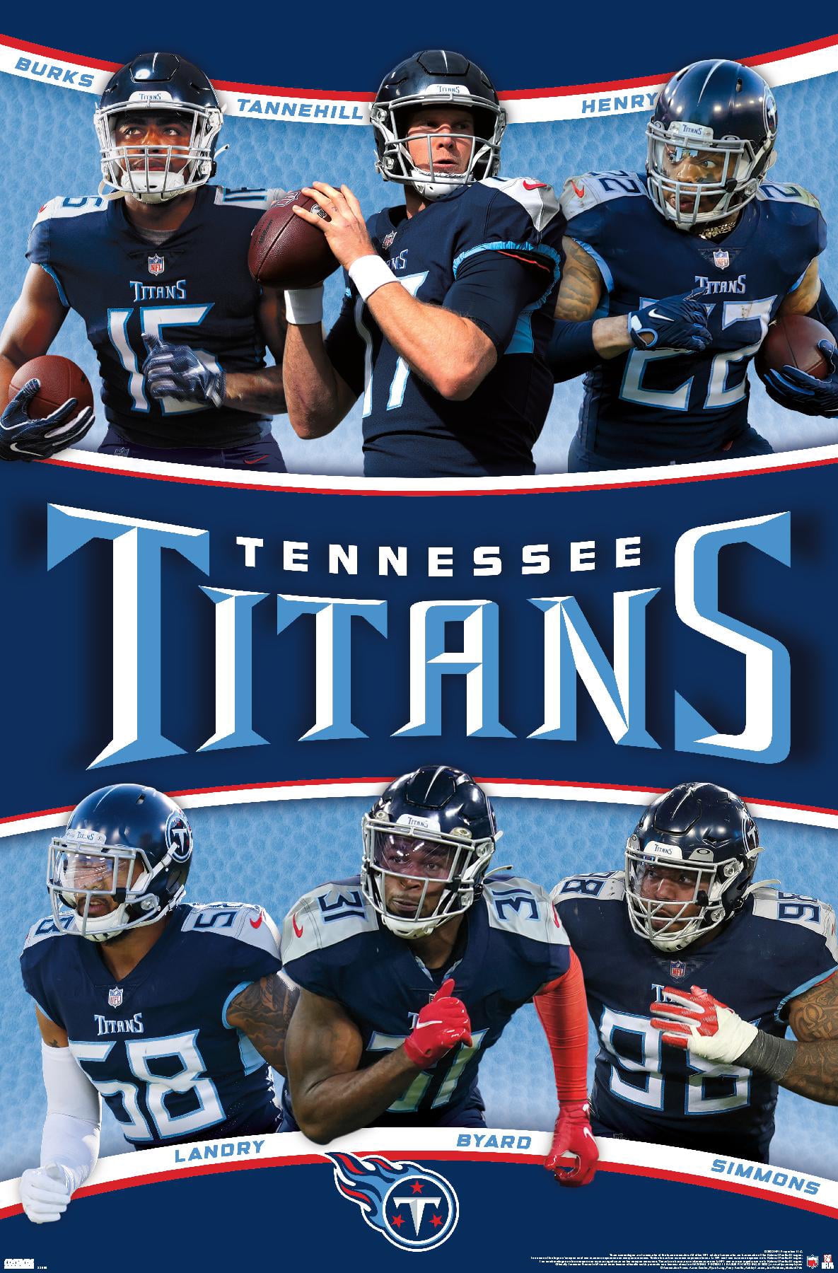 NFL Tennessee Titans - Team 22 Wall Poster, 22.375" x 34" - Walmart.com