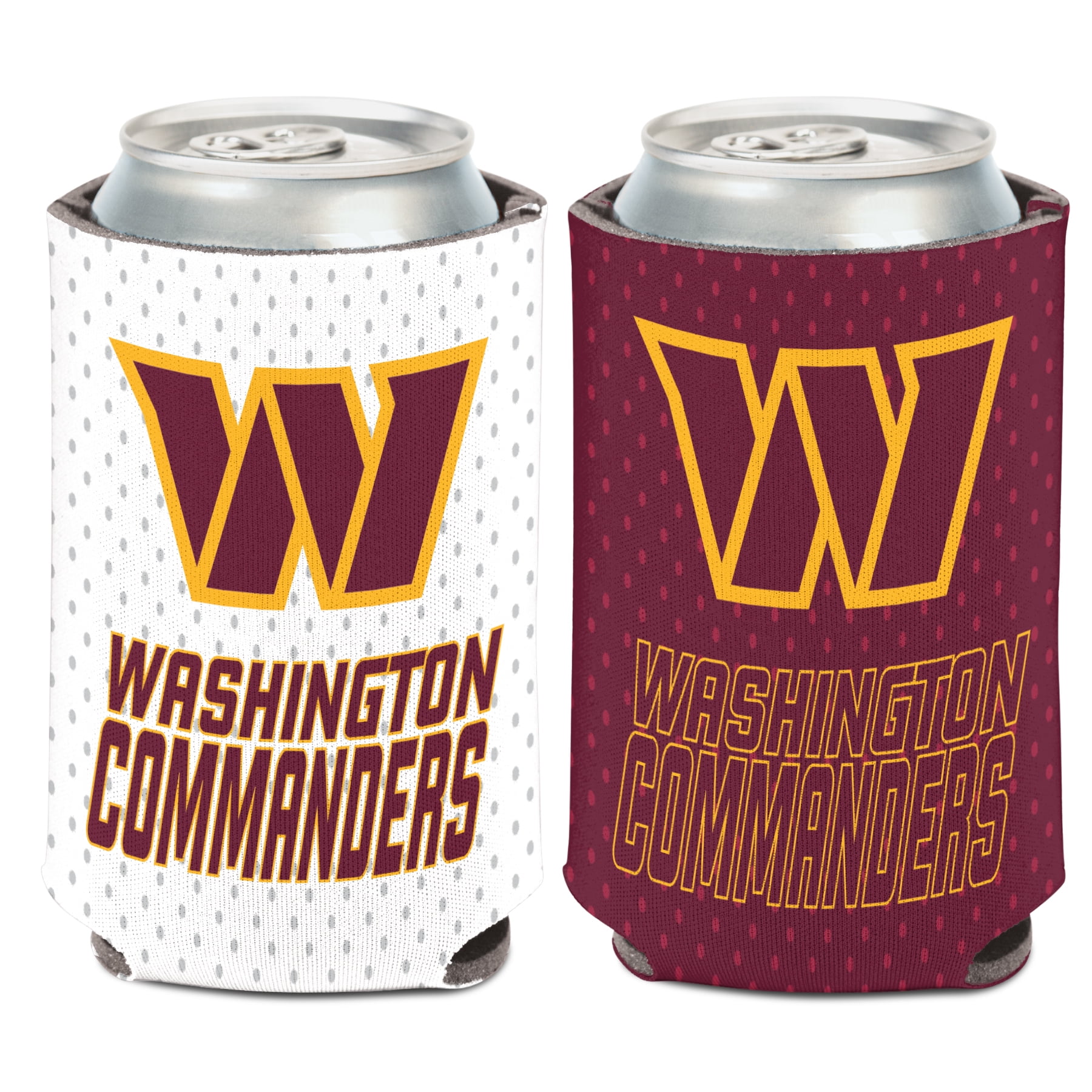 NFL Washington Commander Team White Jersey 12oz Can Cooler, Collapsible ...