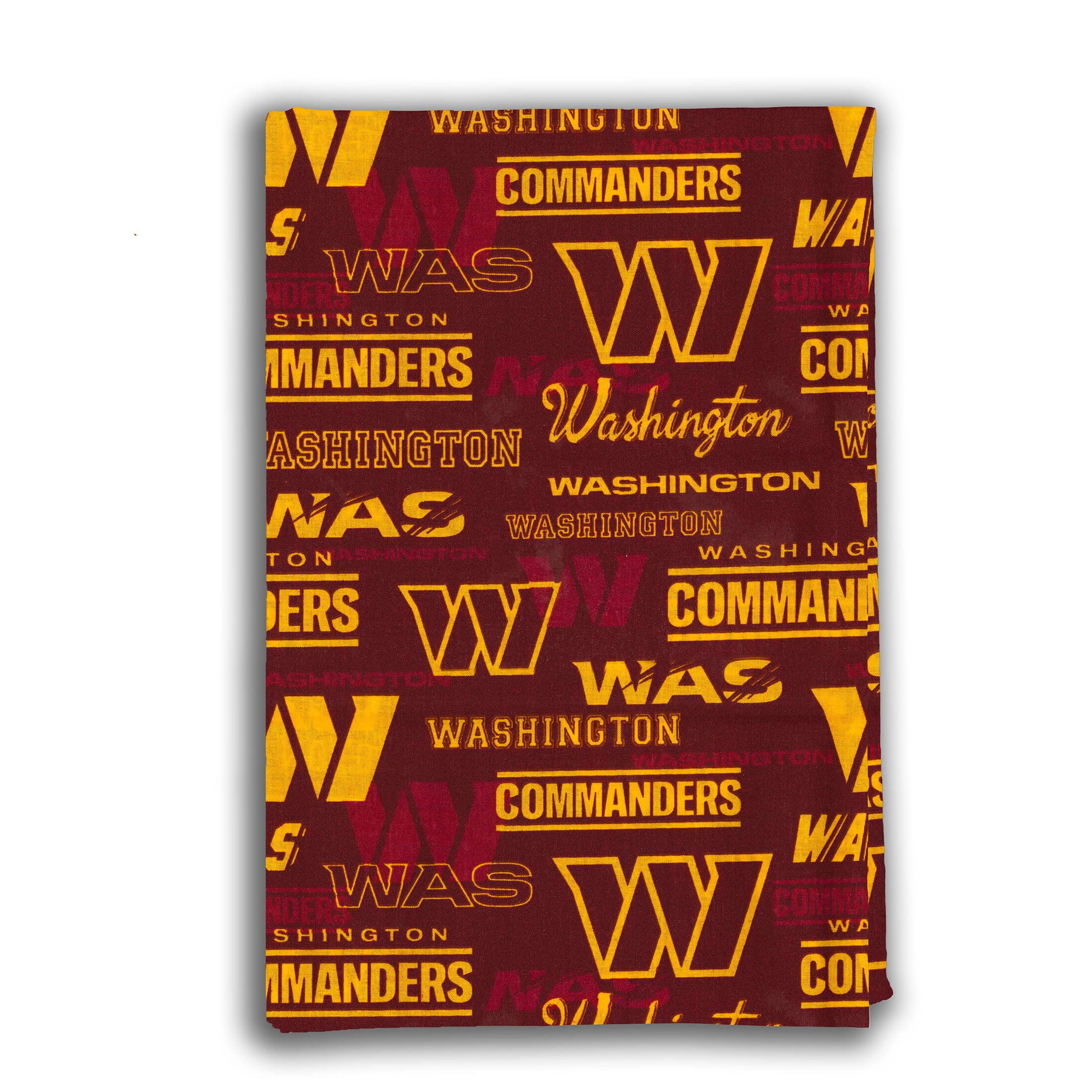 NFL Washington Commanders 100% Cotton Team Logo Fabric, 58" x 2 Yards ...