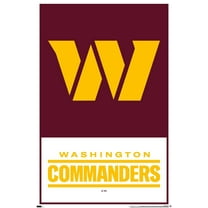 NFL Washington Commanders - Drip Helmet 22 Wall Poster, 22.375" x 34 ...