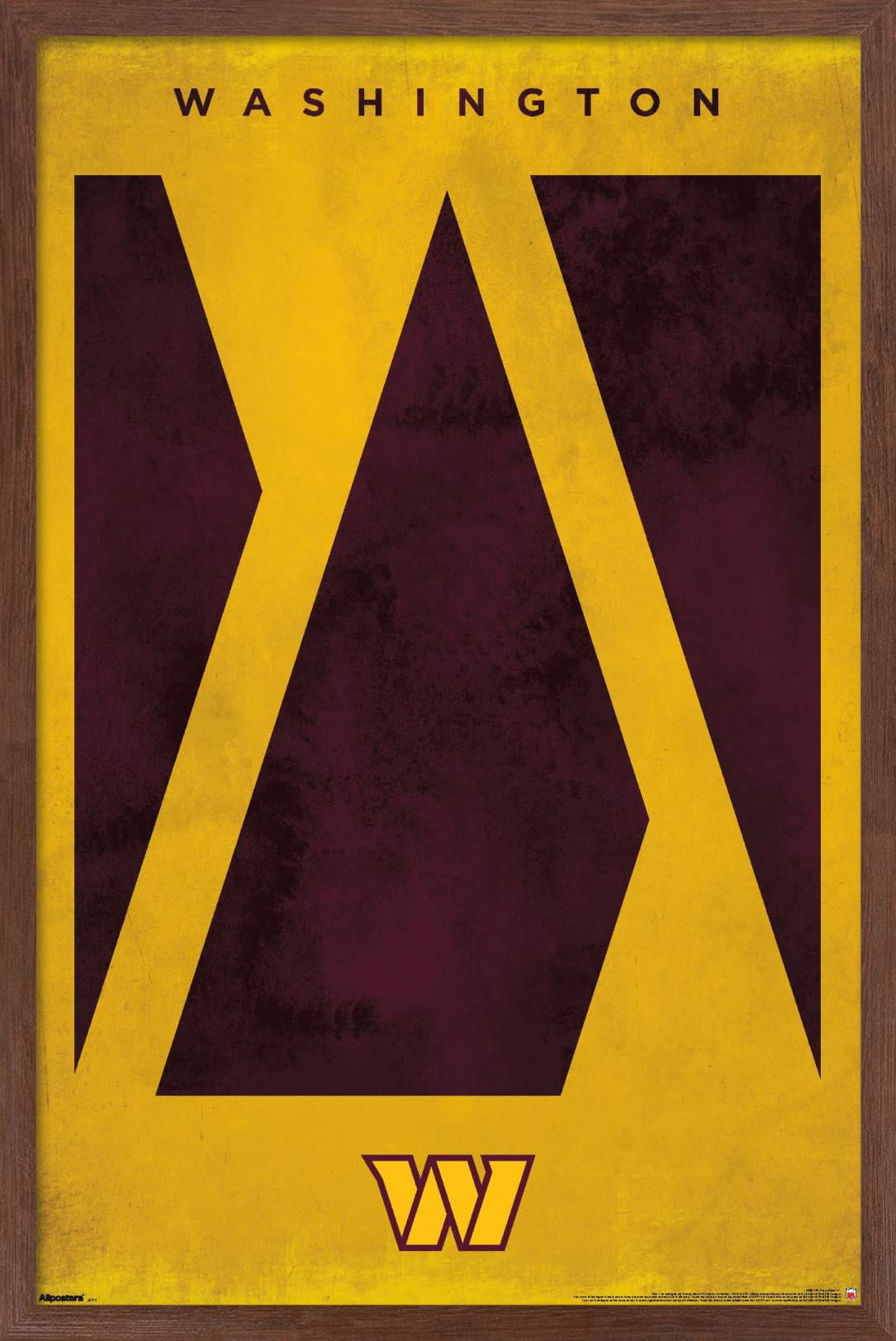 NFL Washington Commanders - Logo 25 Wall Poster, 14.725" x 22.375 ...