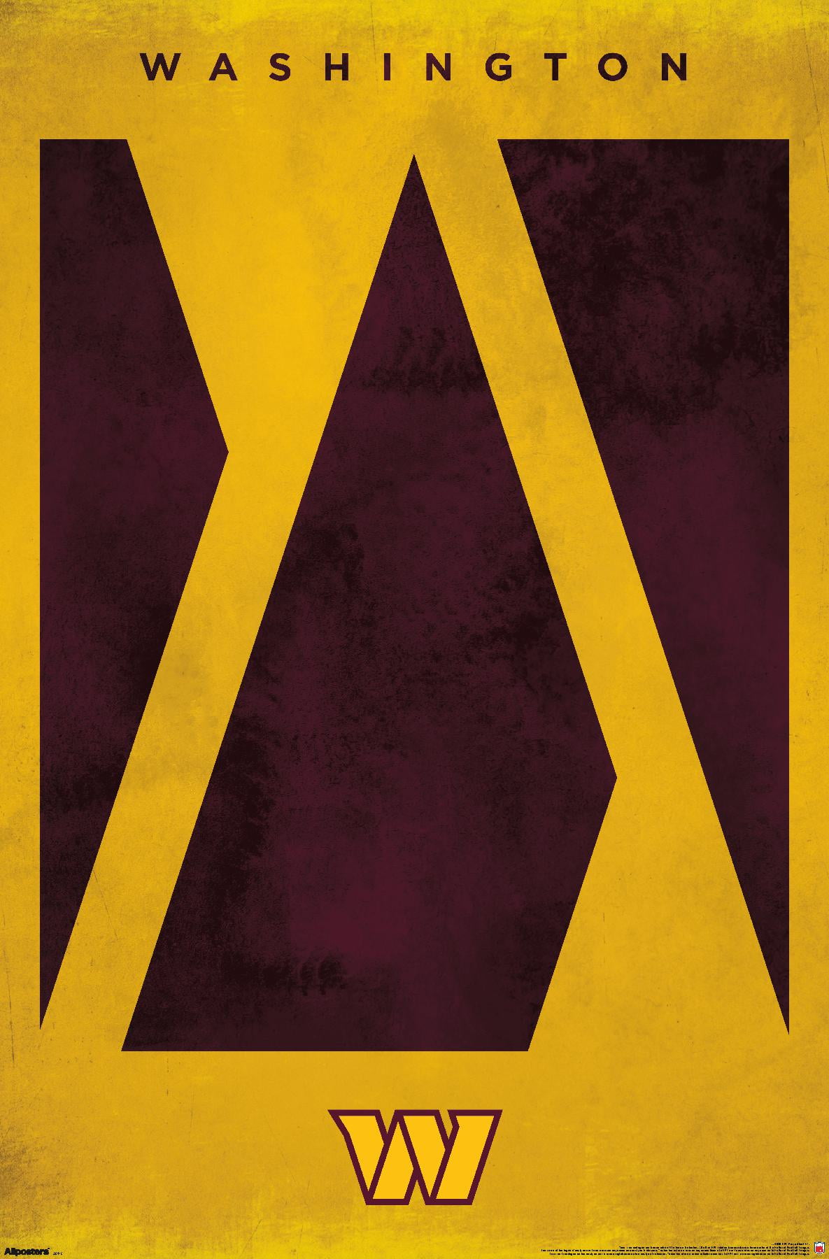 NFL Washington Commanders - Logo 25 Wall Poster, 22.375" x 34 ...