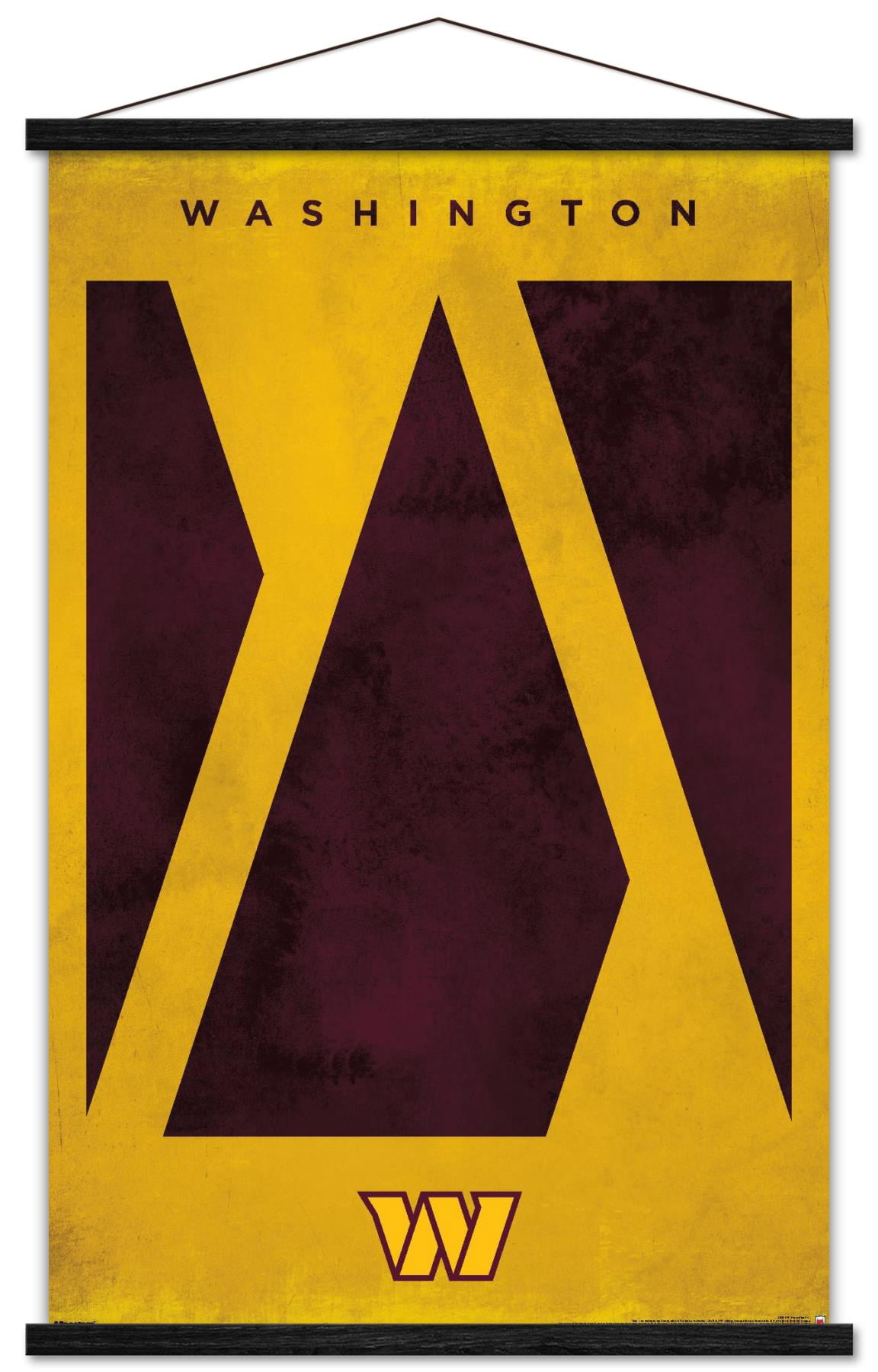 NFL Washington Commanders - Logo 25 Wall Poster with Magnetic Frame, 22 ...
