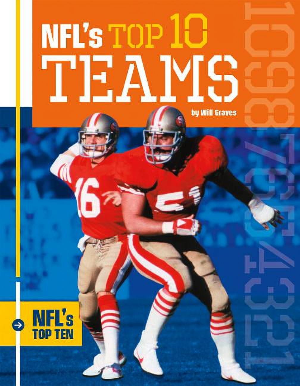 NFL's Top Ten Nfl's Top 10 Teams, (Hardcover) - Walmart.com