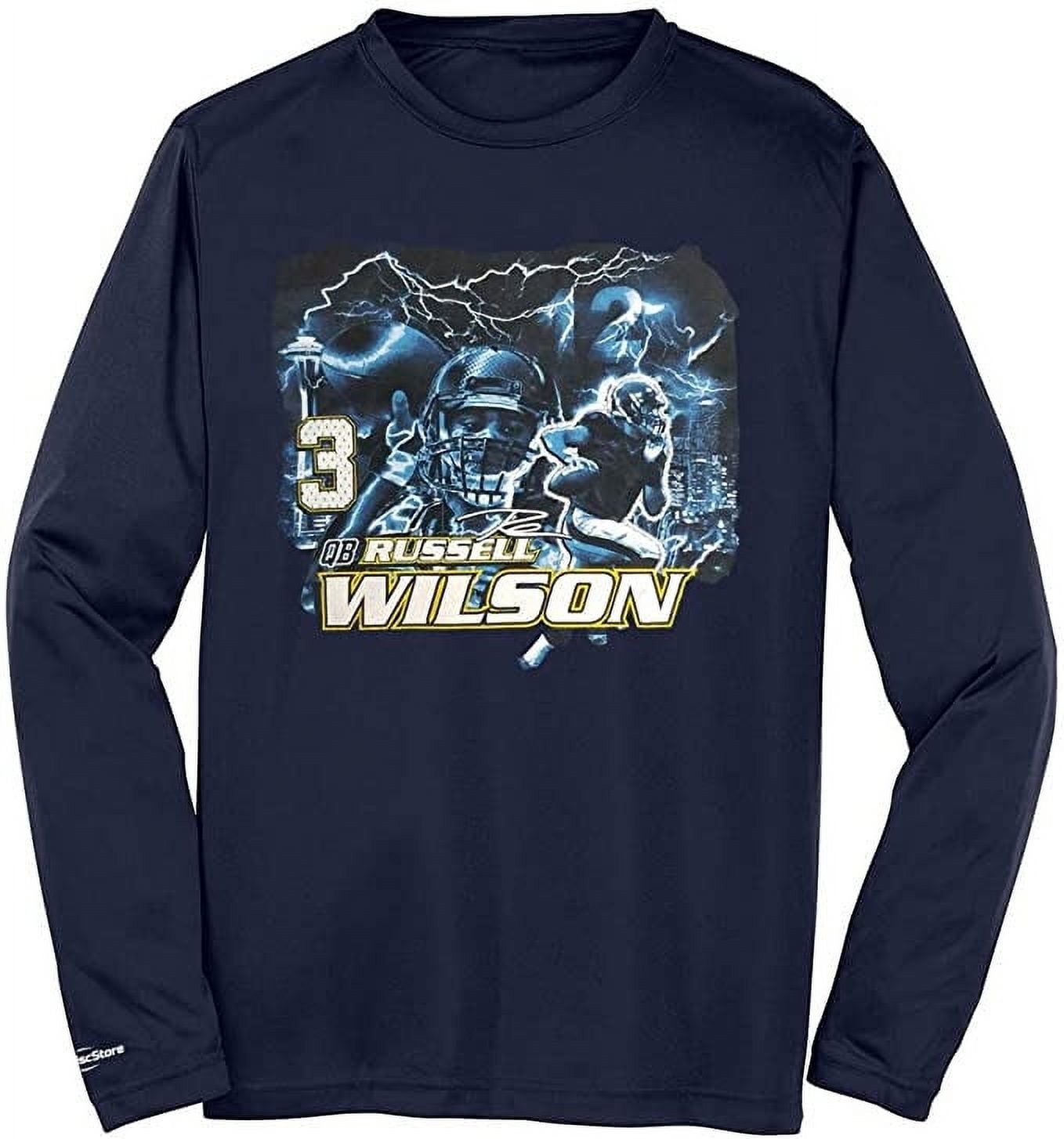 NFLPA Official Russell Wilson Football Unisex Shirt Short Sleeve ...