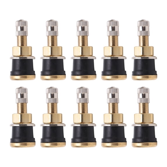 NFTIGB 10 Pcs Brass Valve Stem TR501 High Strength Tubeless Truck Tire ...