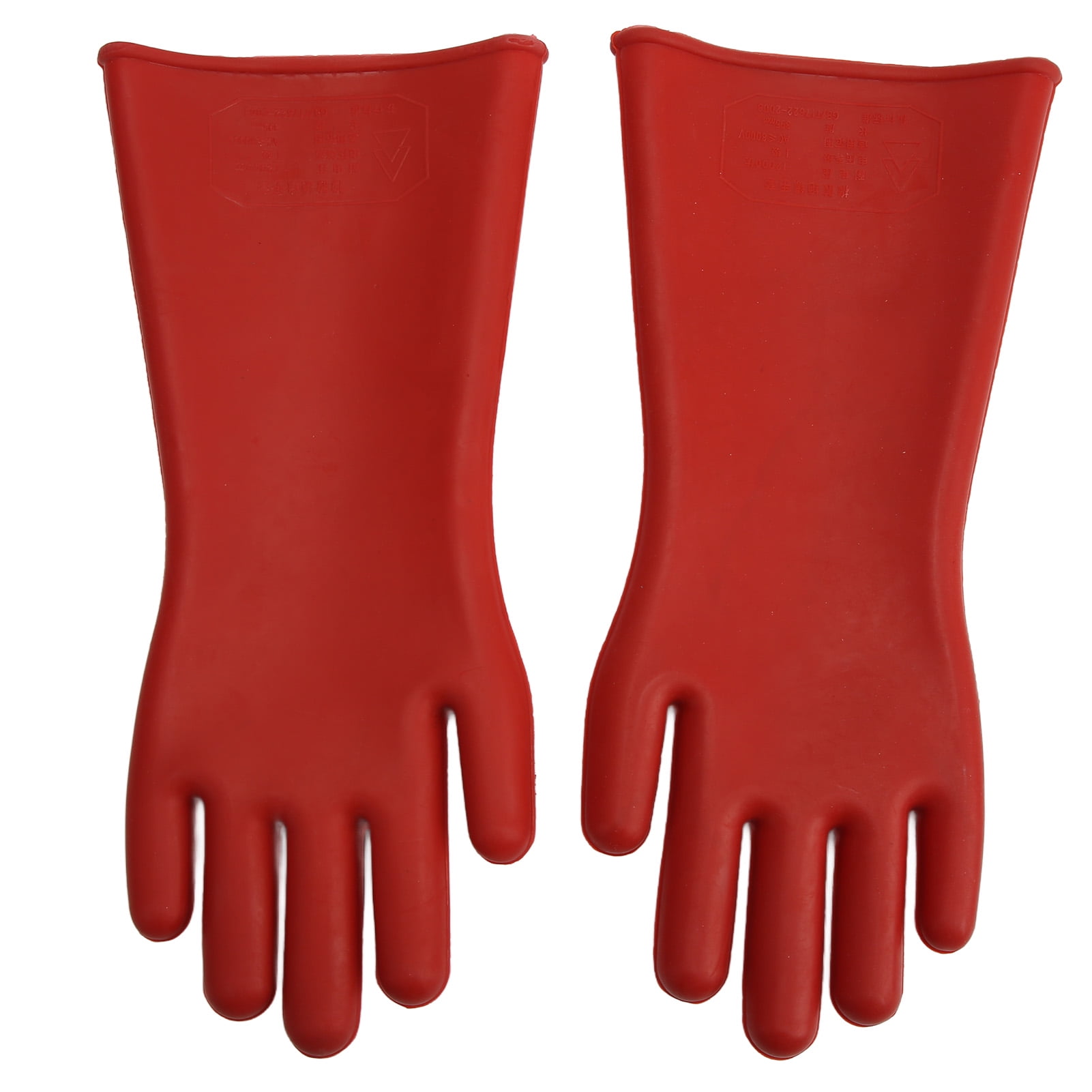 NFTIGB 10000V High Voltage Electrical Insulated Gloves, Natural Rubber ...