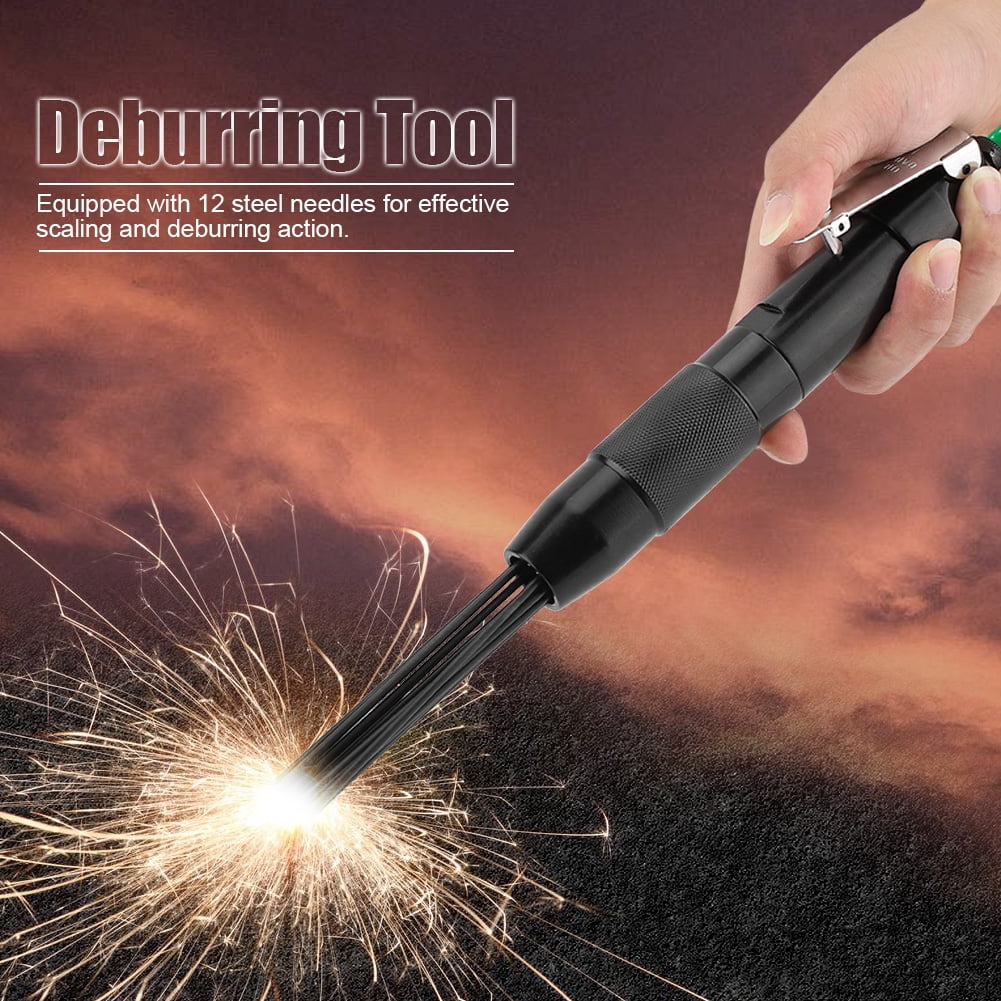 NFTIGB 12 Needle Scaler Air Pneumatic Rust Corrosion Slag Removing ...