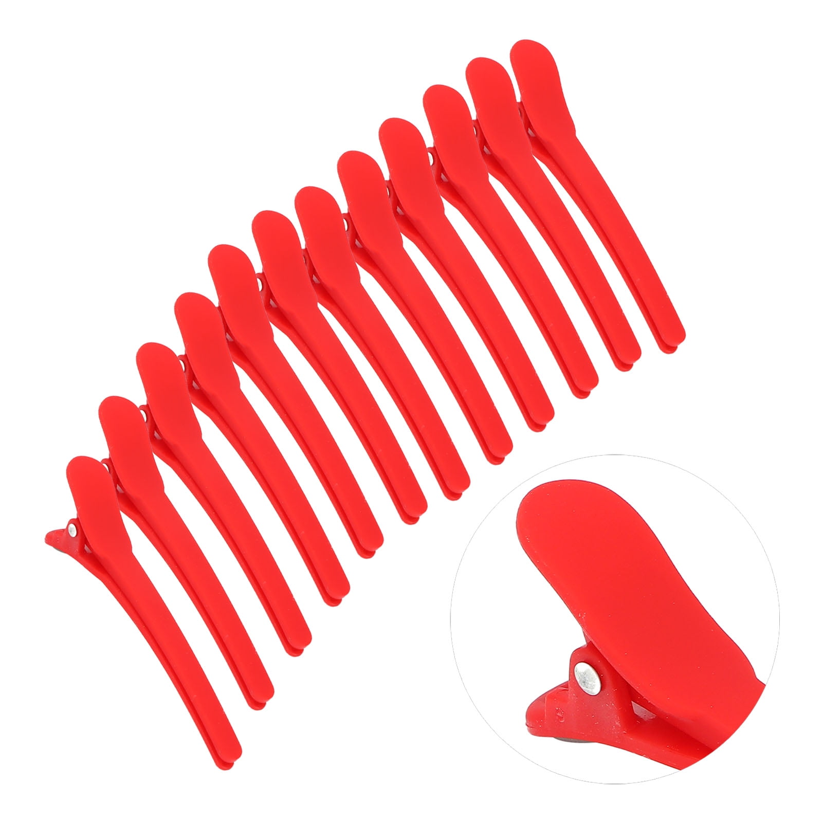 NFTIGB 12Pcs Non-Slip Hair Styling Clips Plastic Duckbill Hair Clip ...