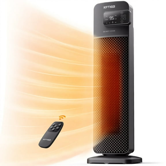 Lasko Elite Collection Full Room Ceramic Tower Heater with Eco Element ...