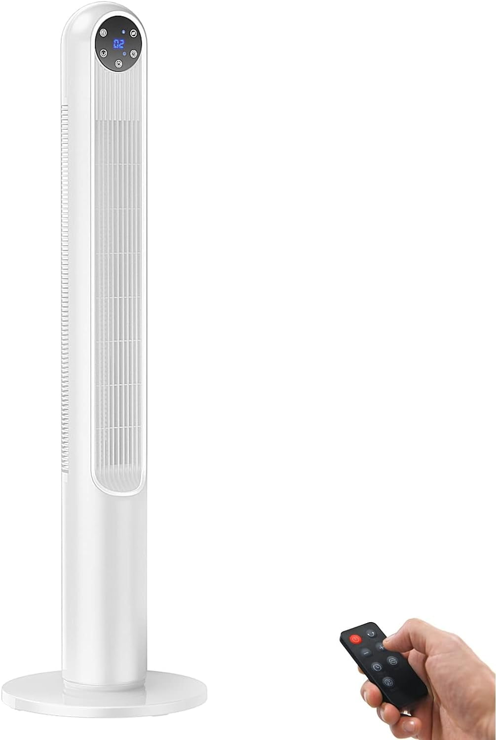 NFTIGB 36'' Tower Fan 75° Oscillating Standing Floor Fan, 3 Speeds ...