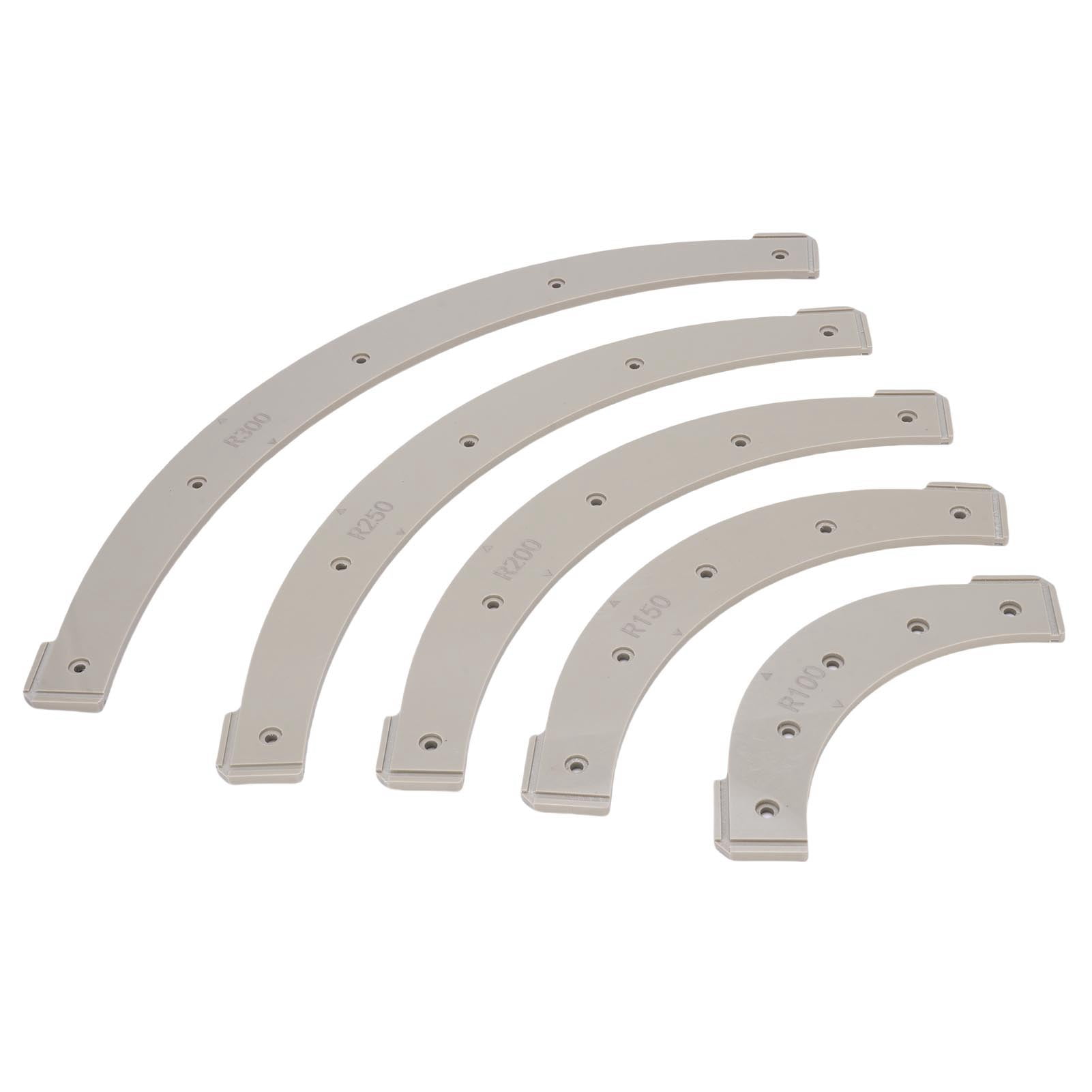NFTIGB 5PCS Router Radius Templates with Removable Jig R100 R150 R200 ...